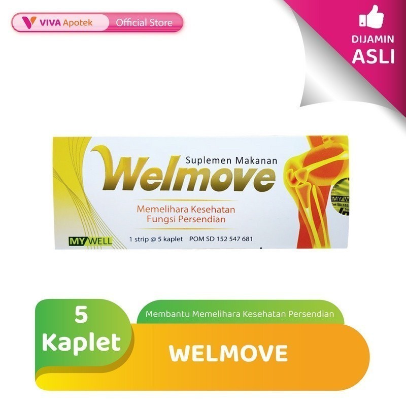 Jual Welmove untuk Membantu Memelihara Kesehatan Persendian (5 Kaplet ...