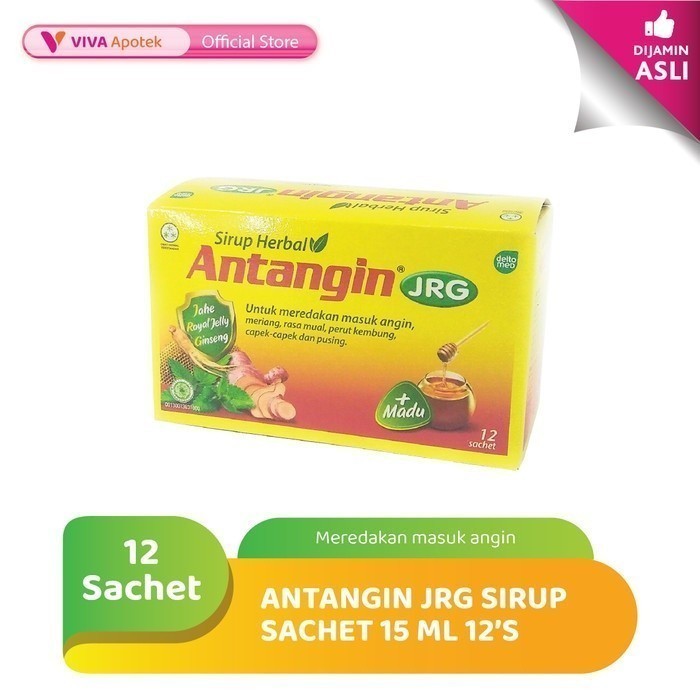 Jual Antangin JRG Syrup untuk Membantu Meredakan Masuk Angin (15 ml ...