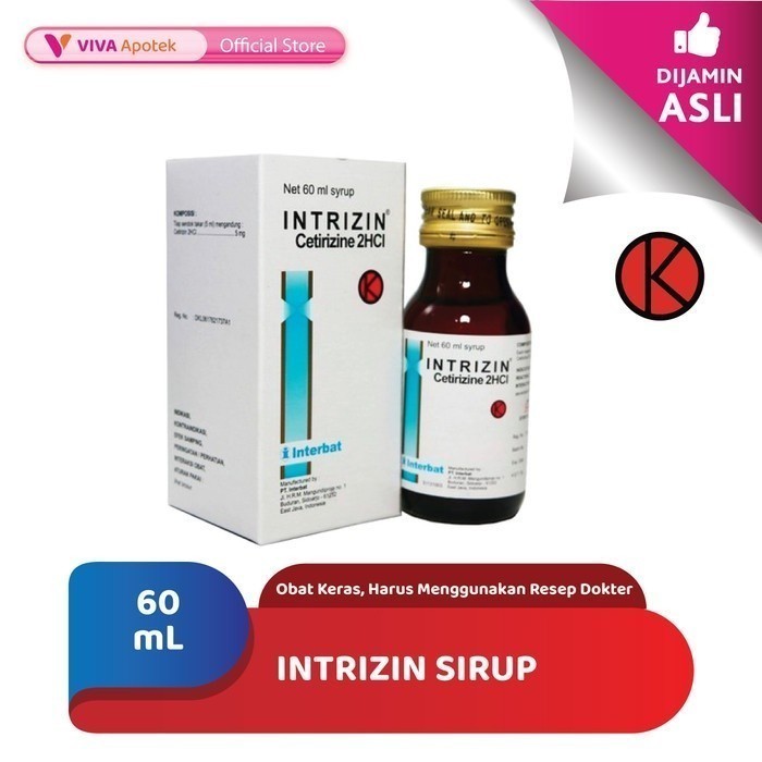 Jual Intrizin Sirup / Alergi / Gatal (60 ml) | Shopee Indonesia