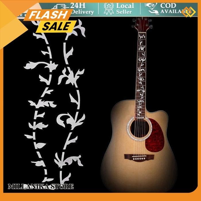 Jual STIKER GITAR INLAY DECAL FRET GITAR INLAY FRETBOARD FLOWER - TREE ...