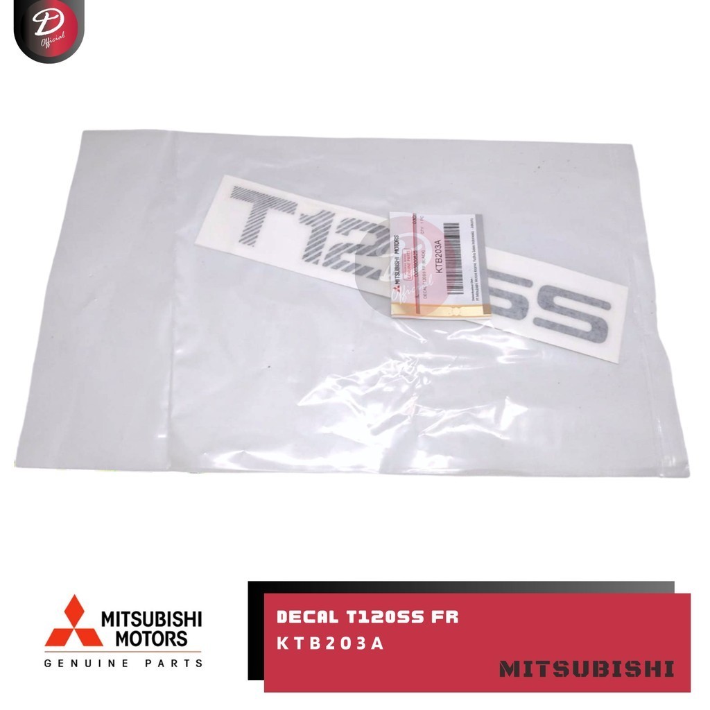 Jual Sticker Stiker T120SS KTB203A Original Asli Mitsubishi 100% ...