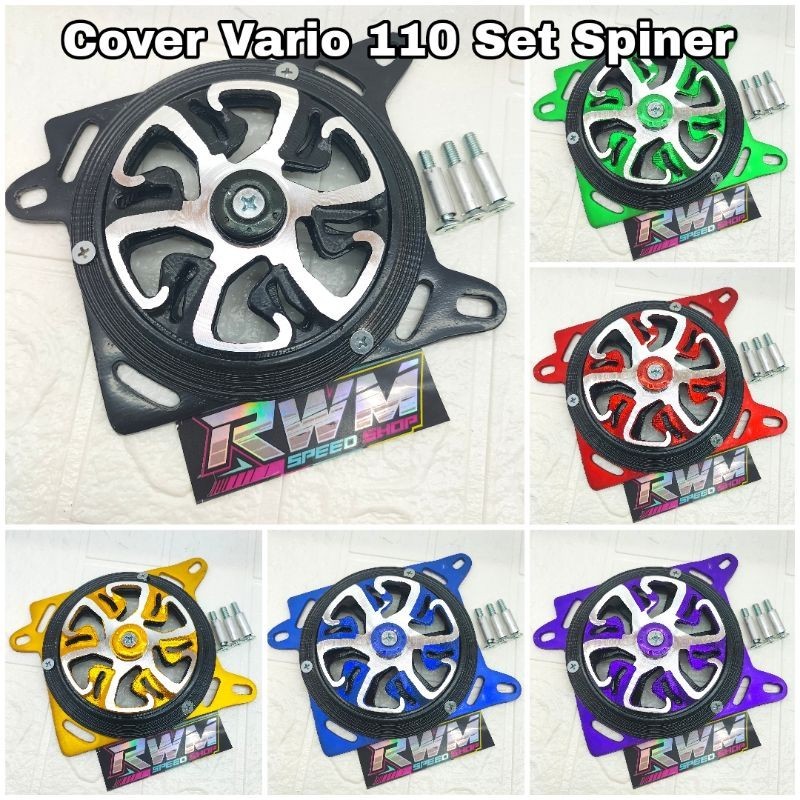Jual Cover radiator spiner Motif Robot CNC vario 110 vario techno 110 ...