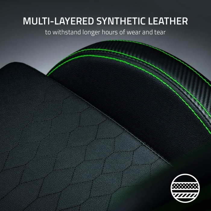 Jual Razer Iskur Gaming Chair With Built-In Lumbar Support Kursi Gaming ...