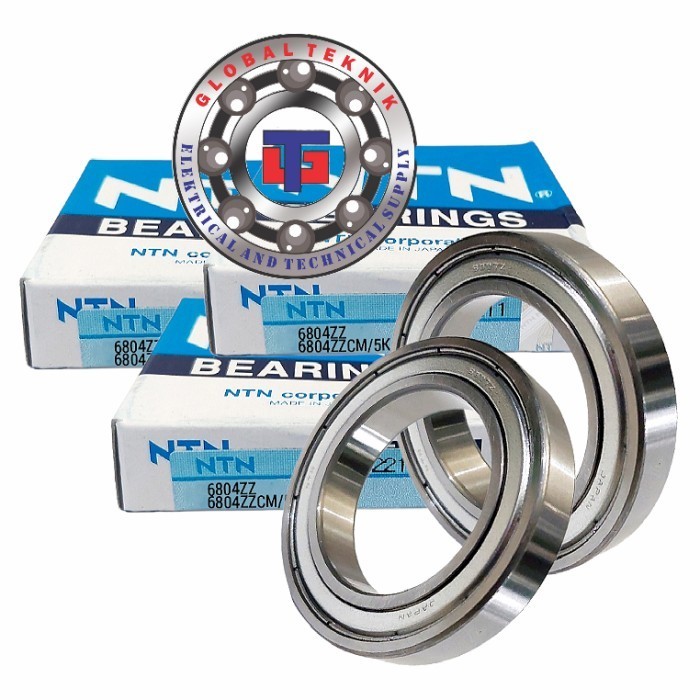 Jual Harga!! Ball Bearing 6804 ZZ Merk NTN Original Made in Tutup Besi ...