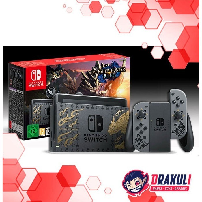 Jual Nintendo Switch Console Monster Hunter Rise Special Edition (No ...