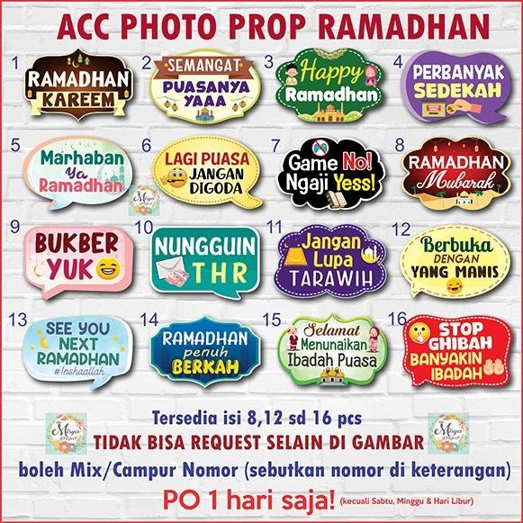 Jual READYY STOCK >>> PHOTOPROPS RAMADHAN ACC PHOTOBOOTH FUN PROP PROPS ...