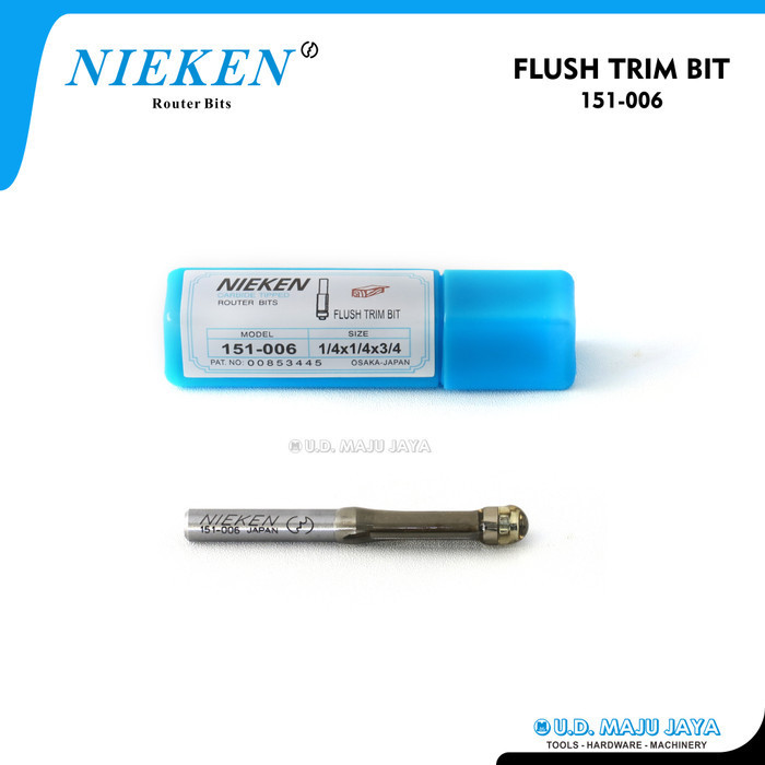 Jual Nieken Router Bits 151-006 ( Mata Profil Trimming Lft Bit 6Mm ...