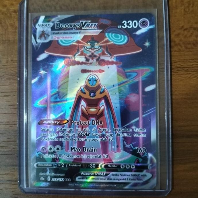 Jual Pokemon TCG Indonesia VSTAR Semesta Deoxys VMAX SAR | Shopee Indonesia