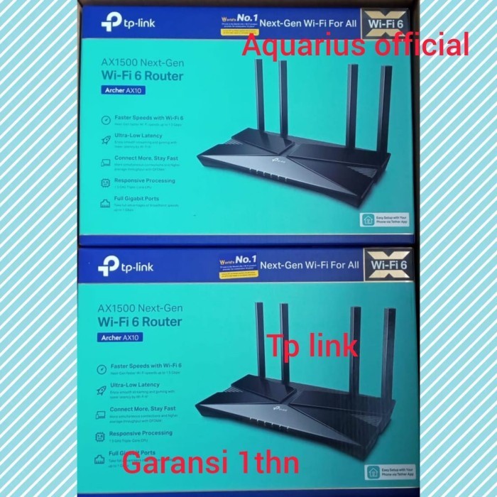 Jual Tp-Link Archer Ax10 Ax1500 Wi-Fi 6 Router Tp Link | Shopee Indonesia