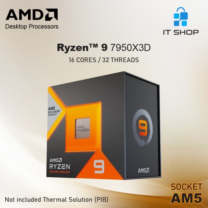 Jual Processor Amd Am5 Ryzen 9 7950X3D By Emd | Shopee Indonesia