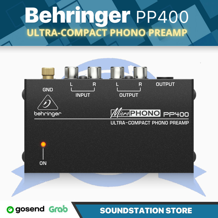 Jual Behringer Microphono Pp400 Phono Preamp Rca Trs Stereo | Shopee ...