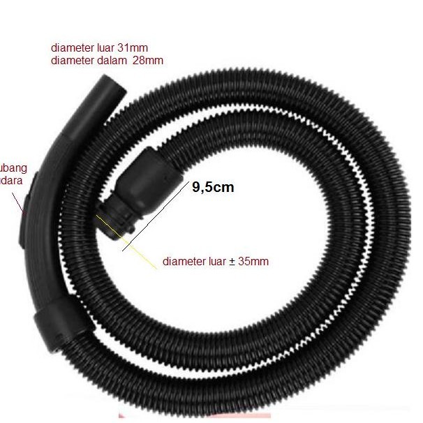 Jual Selang Vacuum Cleaner 2Meter Philips | Shopee Indonesia