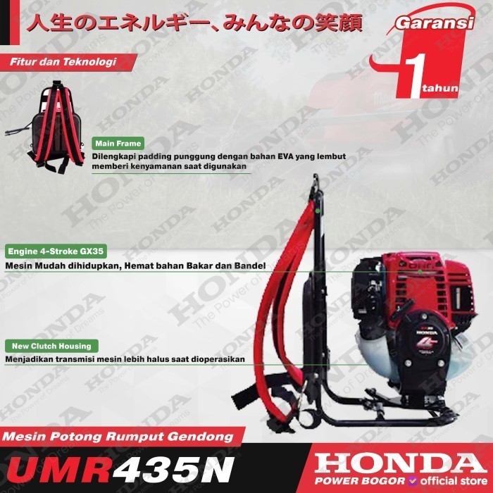 Jual Honda Mesin Potong Rumput Gendong Umr 435 N Brush Cutter Umr435N | Shopee Indonesia