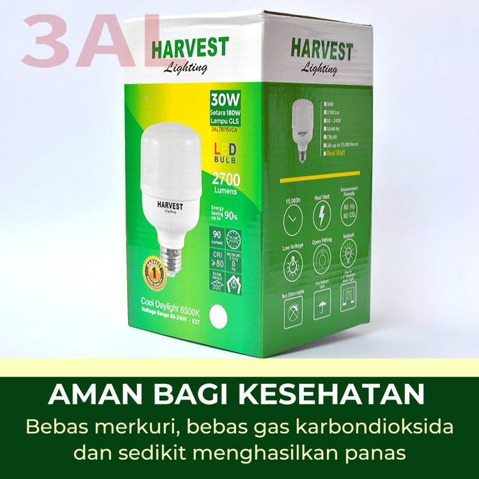Jual Harvest Lighting Lampu Kapsul 30 Watt Paket 6 T-Bulb Capsule Led 30W | Shopee Indonesia