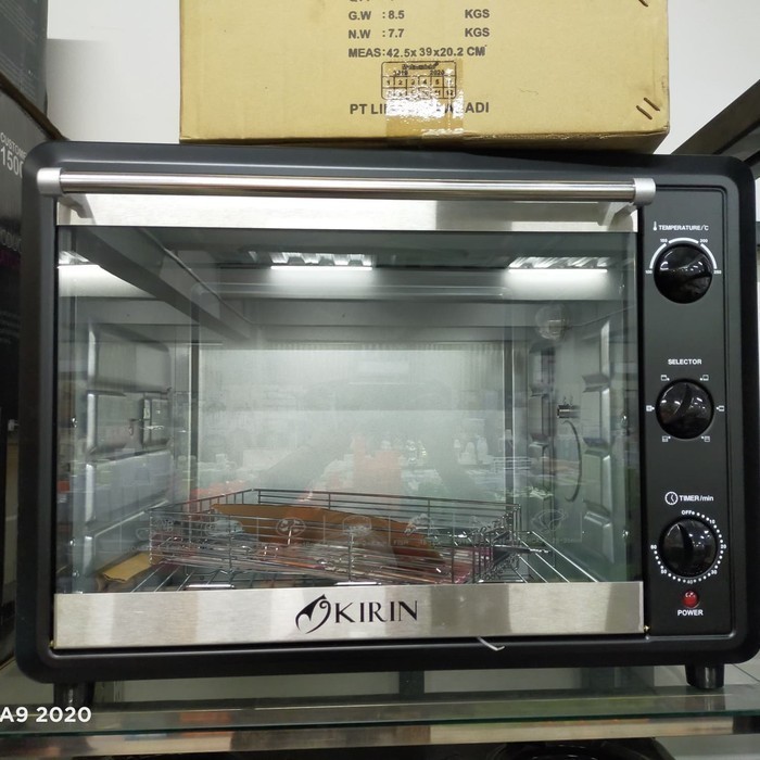 Jual Kirin Kbo -600Ra Oven Listrik Kapasitas Besar 60 Liter + Lamp ...