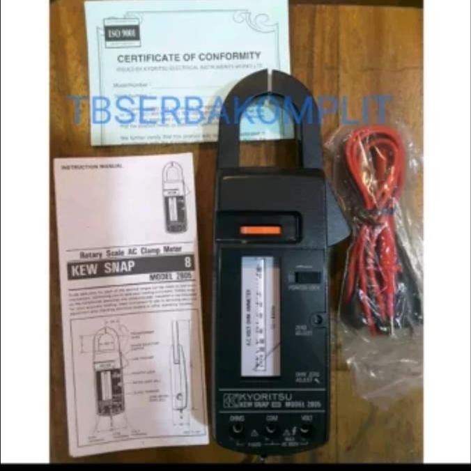 Jual Kyoritsu 2805 Analog Clamp Ampere Meter 600A Kew Snap 2805 Tang Ampere | Shopee Indonesia