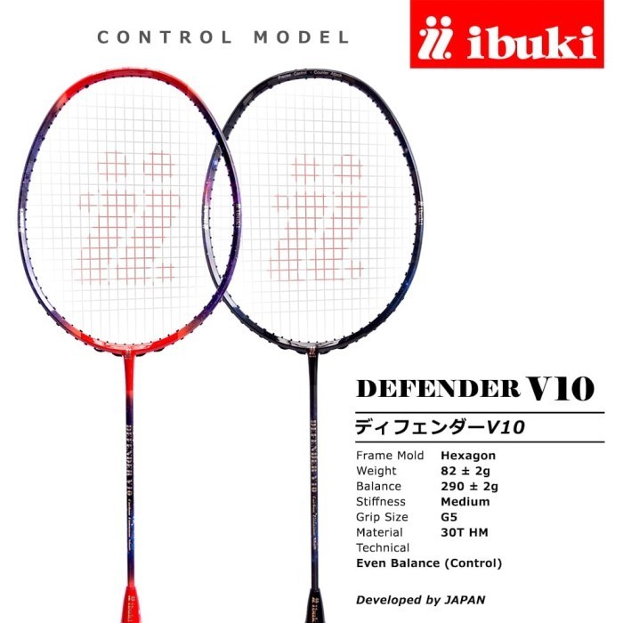 Jual Ibuki Defender V10 Raket Badminton Original | Shopee Indonesia