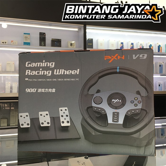 Jual @@@@] SImulator Gaming Driving Racing Wheel PXN V9 Pedals + Gear ...