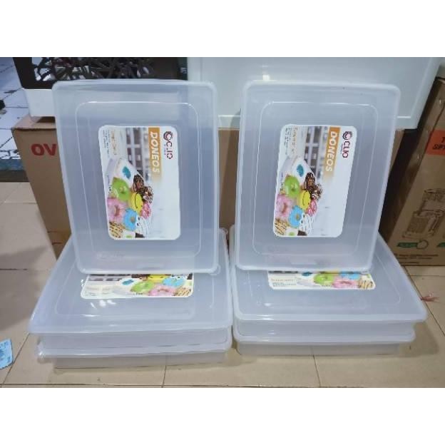 Jual Hot Promo Tempat Donat Besar Muat 12 Donat Tupperware/Kotak Donat ...