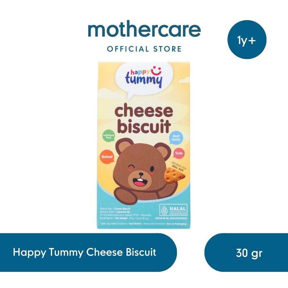 Jual Happy Tummy Cheese Biscuit 30Gr - Cemilan Snack Sehat Anak ...