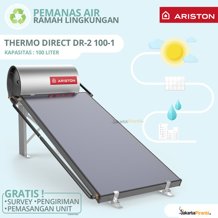 Jual Pemanas Air Solar Water Heater Ariston Kairos Thermo Direct 100 ...