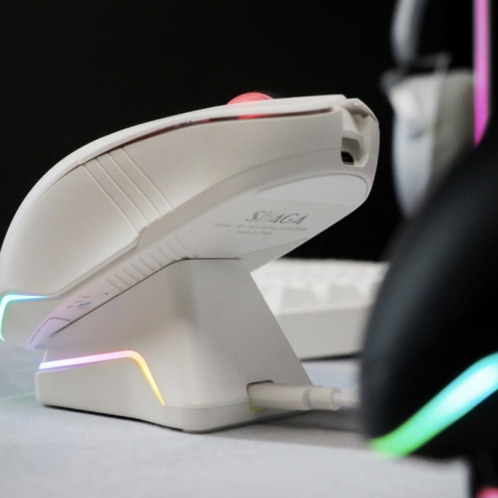 Jual Rexus Rx130 Shaga Wireless Gaming Mouse 3 Connection Rgb ...
