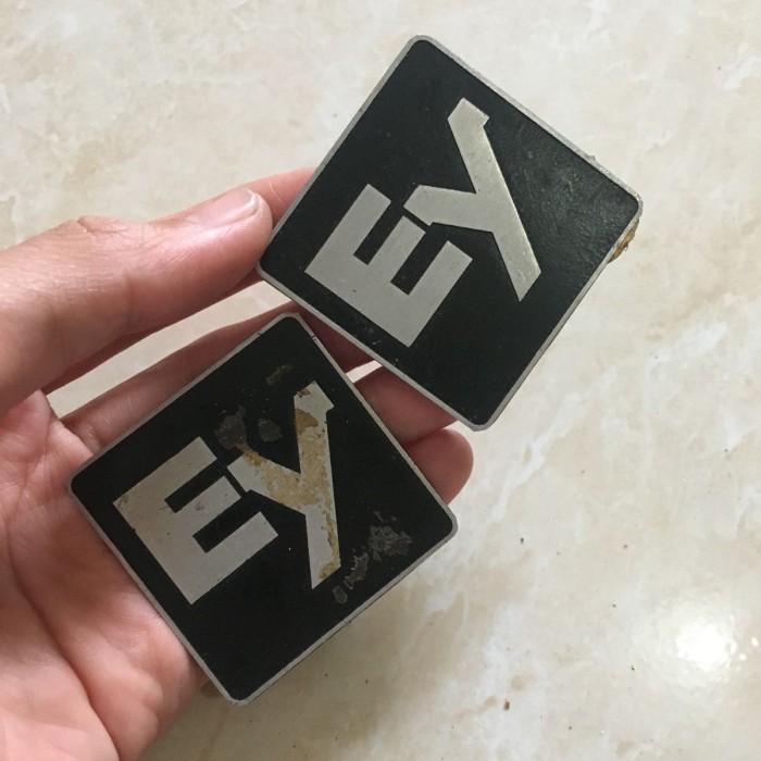 Jual [OMG] emblem EY professional audio system | Shopee Indonesia