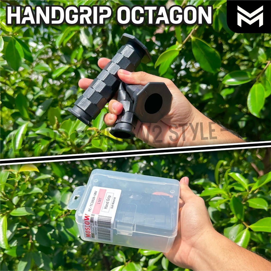 Jual FREE KOTAK HAND GRIP OCTAGON MOSCOW HANDFAT VARIASI HANFAT KOTAK ...