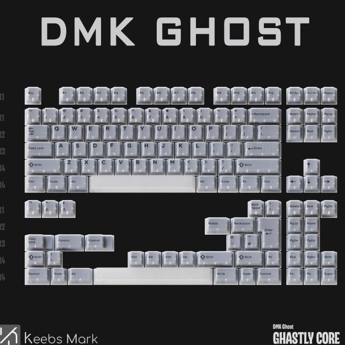 Jual Domikey / DMK Ghost Keycaps | Shopee Indonesia