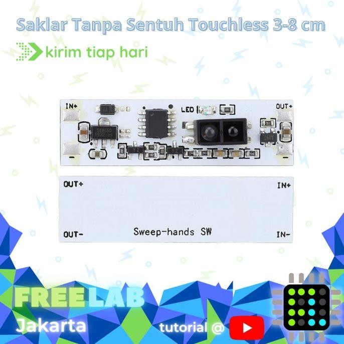 Jual Sensor Switch Contactless IR Infrared Hand Sweep Wave 5V 12V 24V ...
