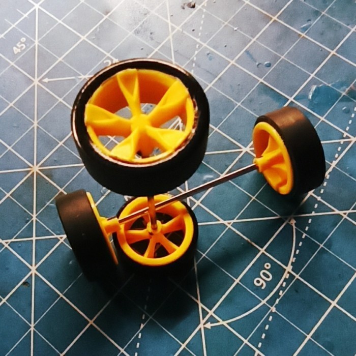 Jual Tamiya STBO Velg 5 Spoke Ban Super Hard (Aero Avante Starter Pack ...