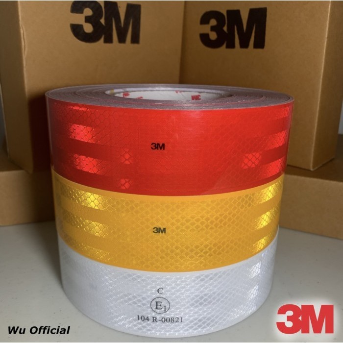 Jual STIKER REFLEKTOR 3M STICKER UJI KIR DISHUB STICKER 3M PEMANTUL ...