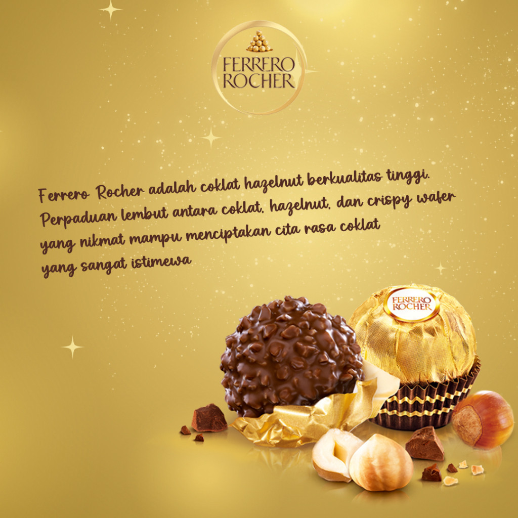 Jual Ferrero Rocher Premium Chocolate Isi 3pcs - TRIPLEPACK | Shopee ...