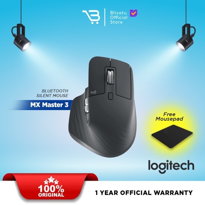 Jual Logitech Mx Master 3 Wireless Mouse | Shopee Indonesia