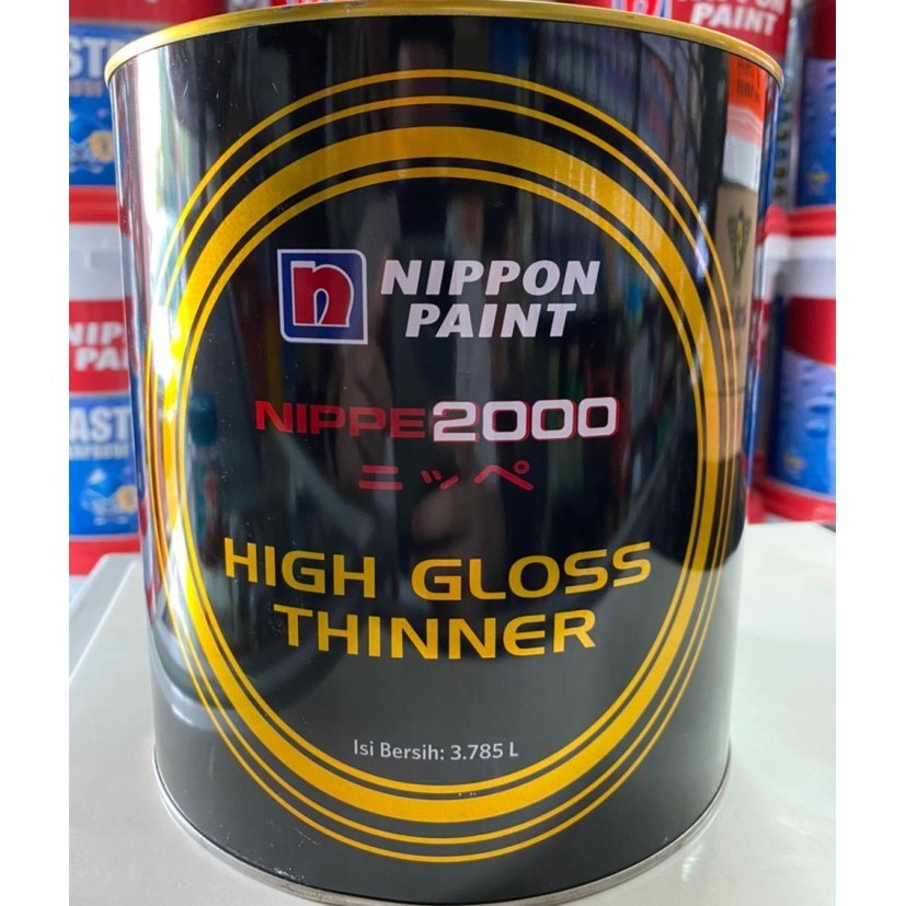 Jual THINNER HIGH GLOSS THINNER NIPPE 2000 THINNER NIPPON PAINT GALON | Shopee Indonesia