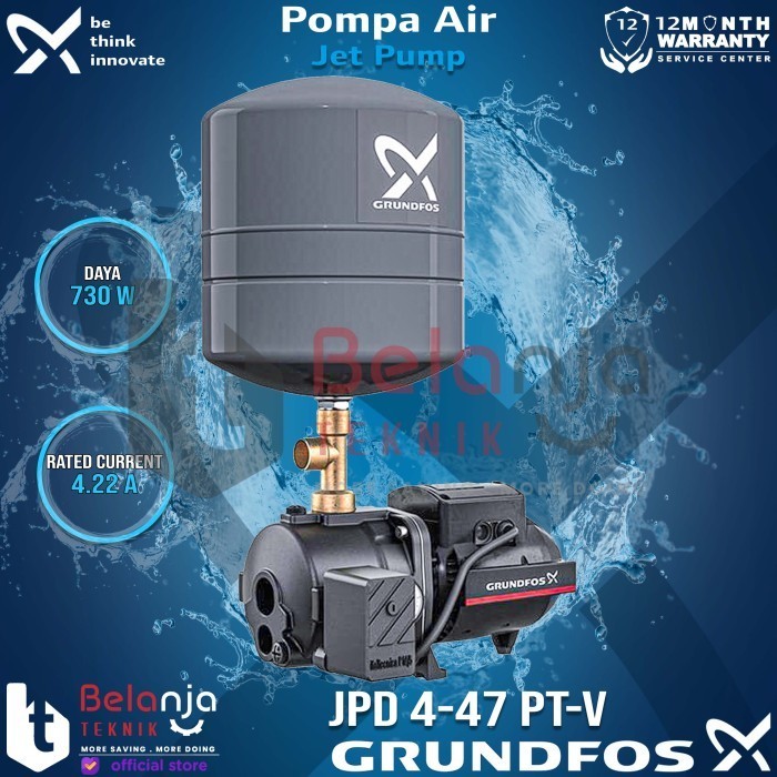 Jual Grundfos Mesin Pompa Air Jpd 4-47 Pt-V Jet Pump 30 Meter Sumur Dalam | Shopee Indonesia
