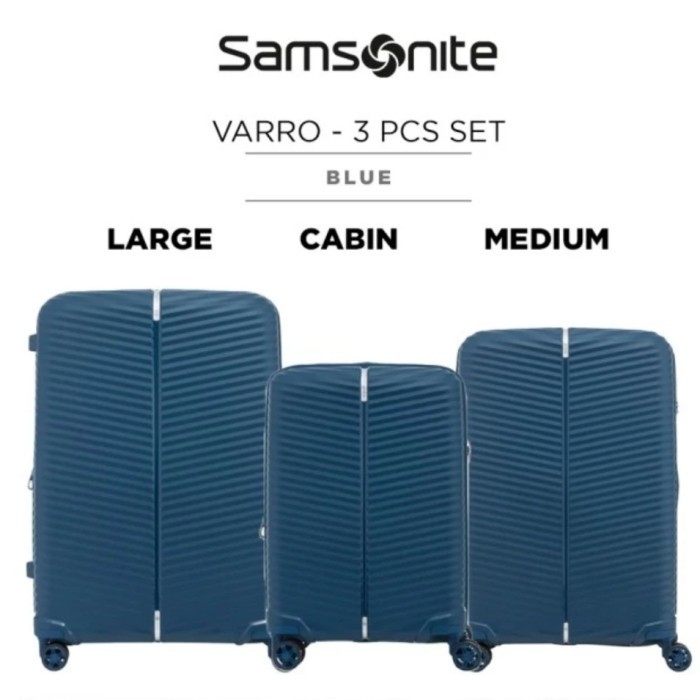 Jual Koper Samsonite Hardcase Varro 3 Pcs Set (20, 25,28 inch ...