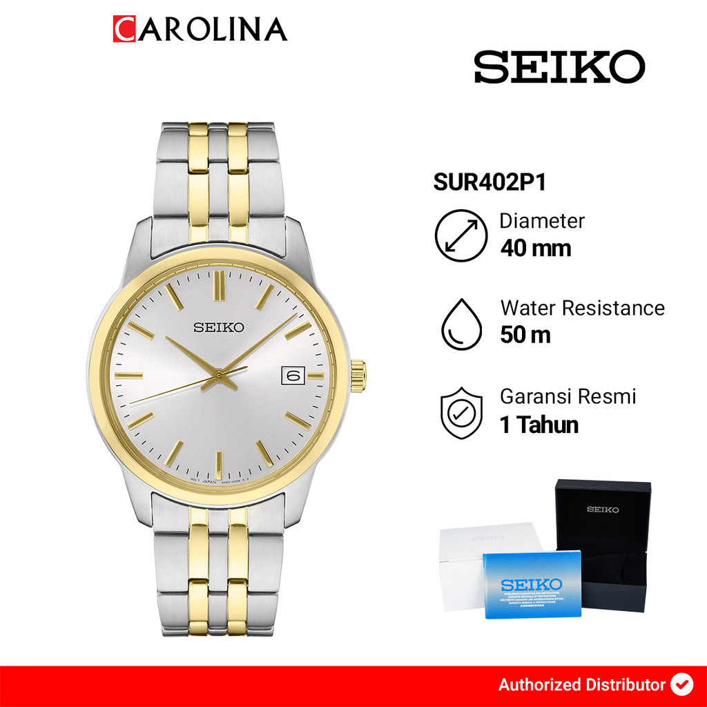 Jual Jam Tangan Pria SEIKO Classic SUR402P1 Discover More White Sunray ...