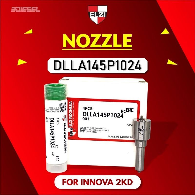 Jual Racing Elzi Common Rail Nozzle Injector Toyota Innova 2KD DLLA145P1024 | Shopee Indonesia