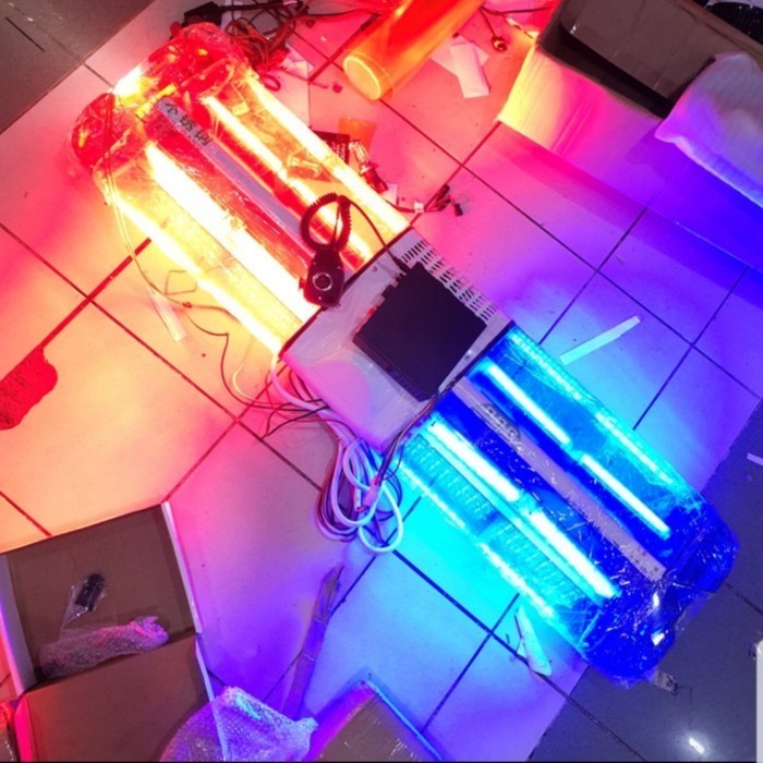 Jual Lampu Led Bar Mobil Polisi Ambulan Biru Merah+Toa Sirine Biru ...