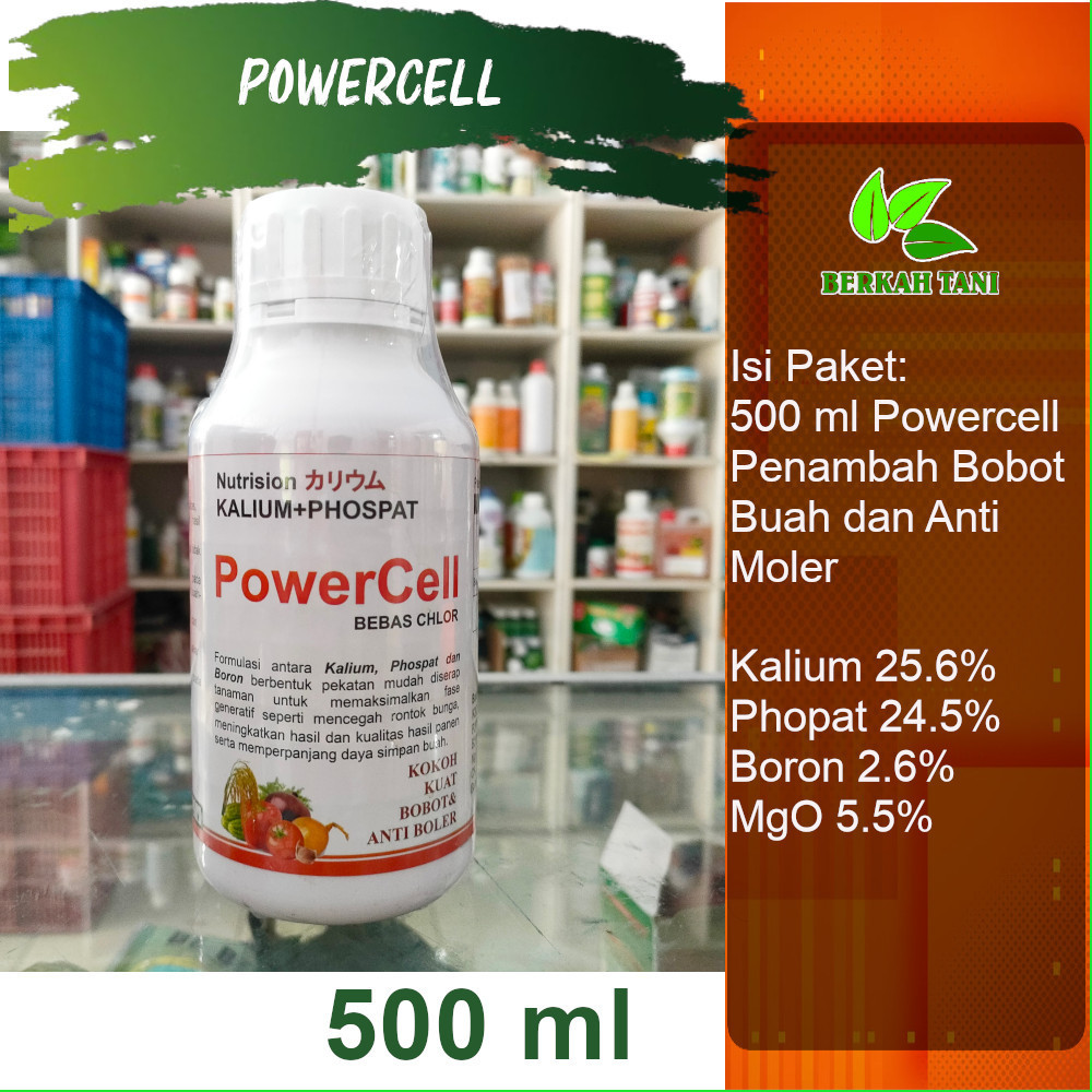 Jual Powercell 500 ml Pupuk Kalium Phospat Pembuahan dan Anti Moler Kalinet | Shopee Indonesia