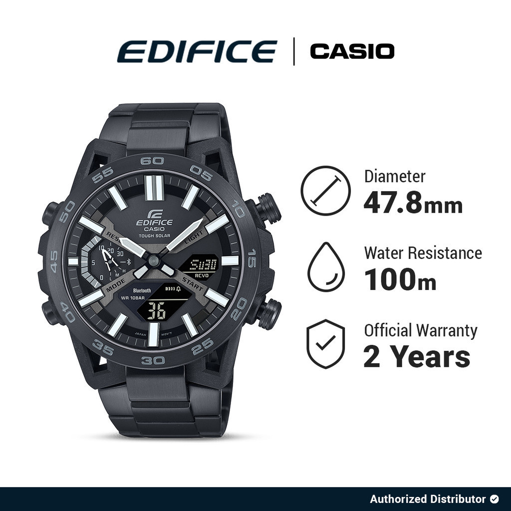 Jual [READY INSTANT] Casio EDIFICE SOSPENSIONE ECB-2000DC-1BDF Jam ...