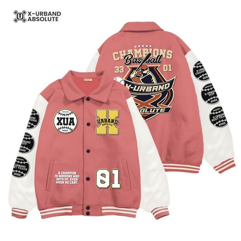 Jual Varsity Jacket HITAM CREAM Jaket Varsity Pria Premium HITAM ...