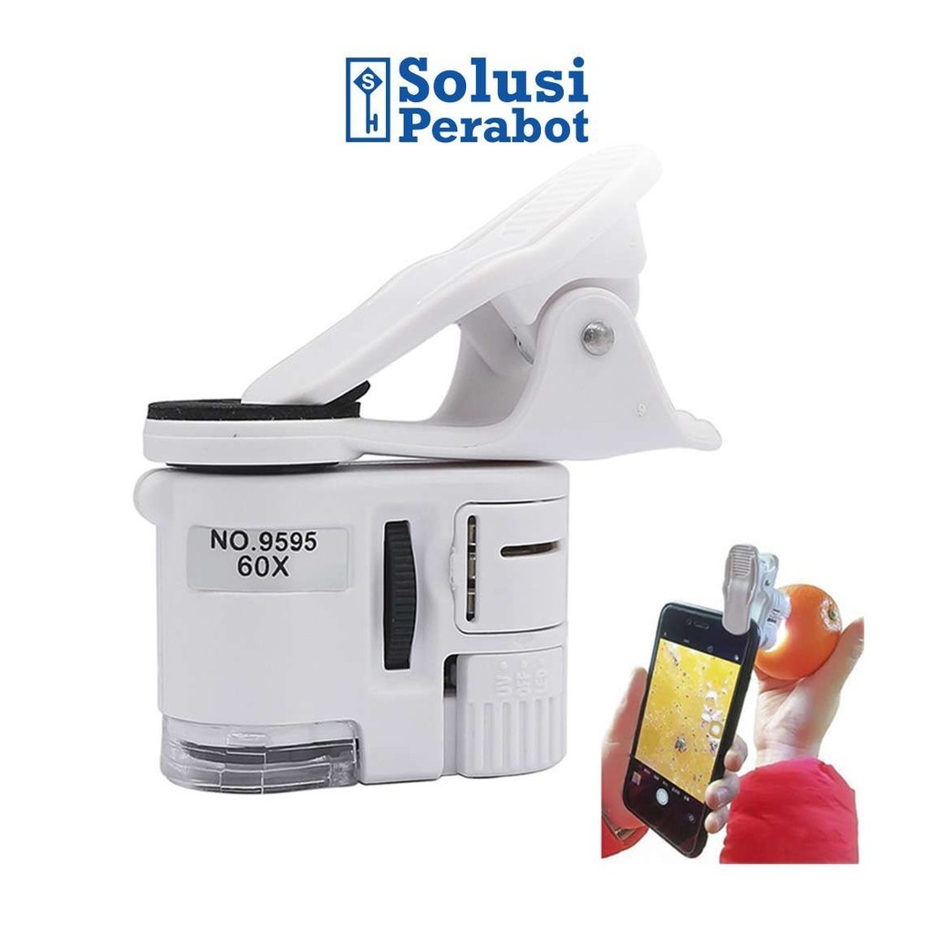 Jual Mikroskop Kamera Ponsel AB66 SP / Microscope LED UV Mobile Phone ...