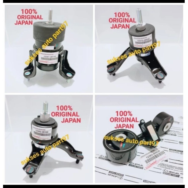 Jual engine mounting full set Toyota Camry ACV30 2400cc 2002-2006 ...