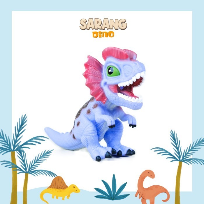 Jual Mainan Boneka Anak Dinosaurus Karet Lentur Bersuara Trex ...