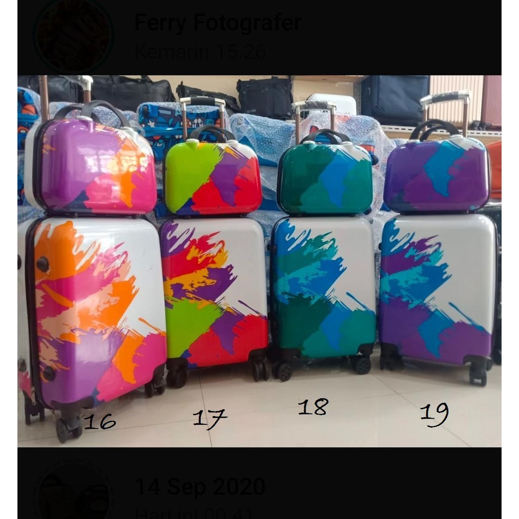 Jual Set Koper Anak Travelling / Koper Anak Karakter Plus Pocuh kecil ...