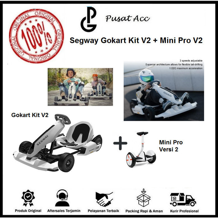 Jual Xiaomi Ninebot Segway Gokart + Segway Mini Pro 320 - Original ...