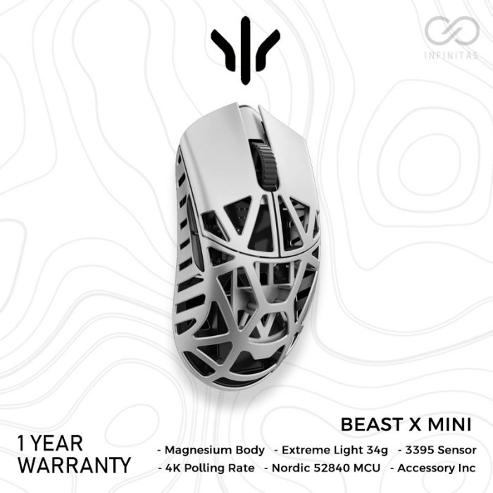 Jual WLMouse Beast X Mini Super Light Magnesium Wireless Gaming Mouse ...