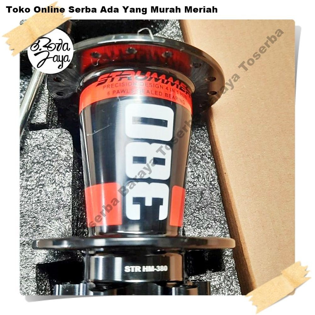 Jual HUB FREE HUB REAR BELAKANG MTB STRUMMER HM 380 HITAM MERAH 32H ...
